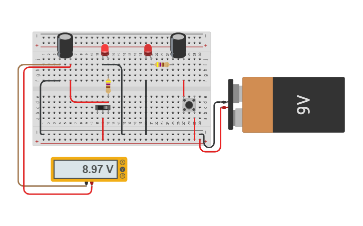 Circuit Design Capacitor Tinkercad