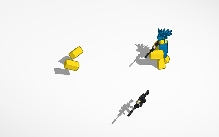 3D design Roblox Gun - Tinkercad