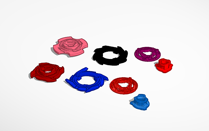 3D design BEYBLADE X CX - Tinkercad