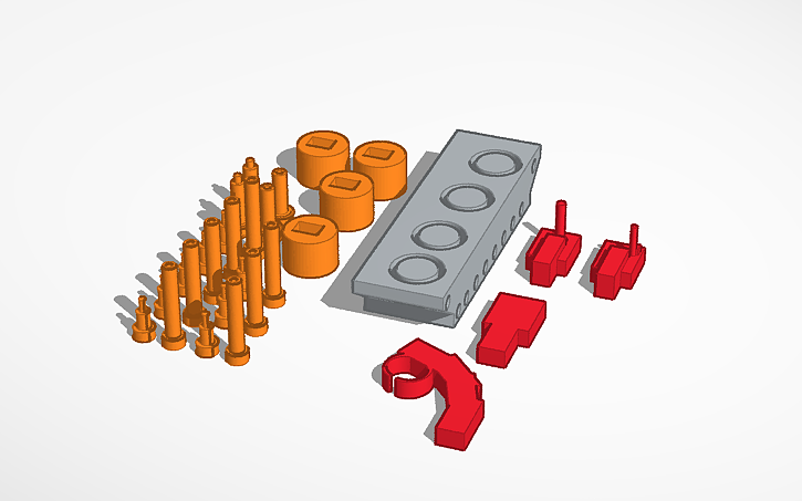 3D design claw tank - Tinkercad