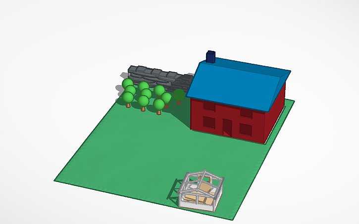 3D design Copy of Backyard - Tinkercad