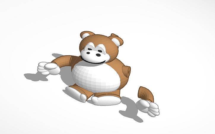 3D design Monkey - Tinkercad