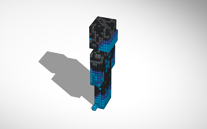 3D design Minecraft skin - Tinkercad