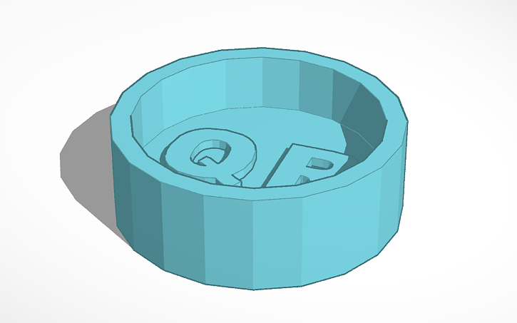 3D design Molds for water marks - Tinkercad
