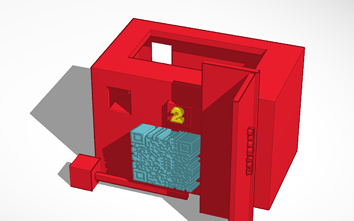 3D design puzzle box - Tinkercad