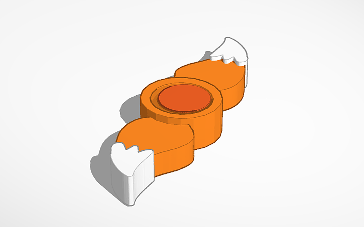 3D design Tails Fidget Spinnah - Tinkercad