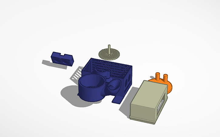3D design Self dispensing salt shaker - Tinkercad