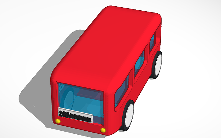 3D design Bus - Tinkercad