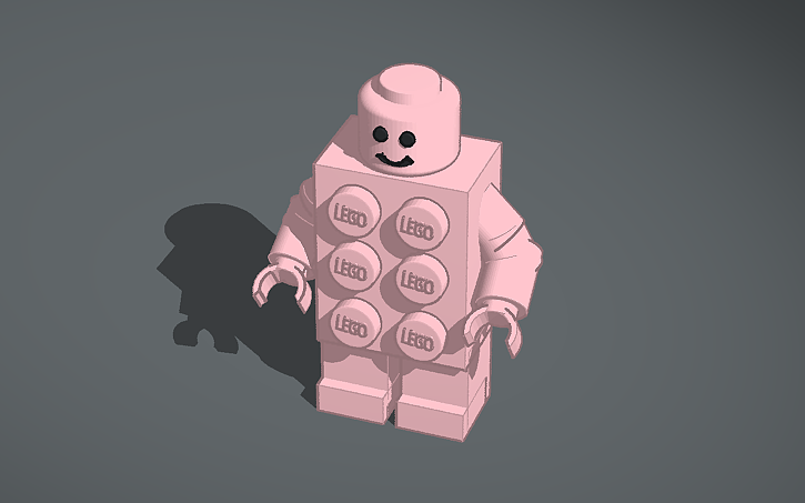 3D design Lego Character - Tinkercad