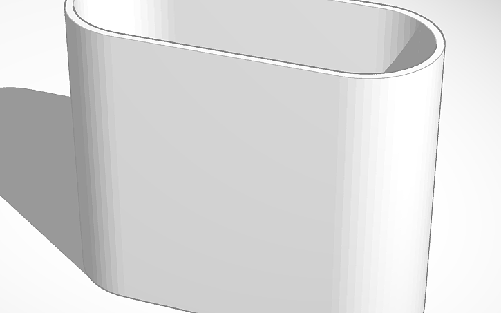3D design pot - Tinkercad