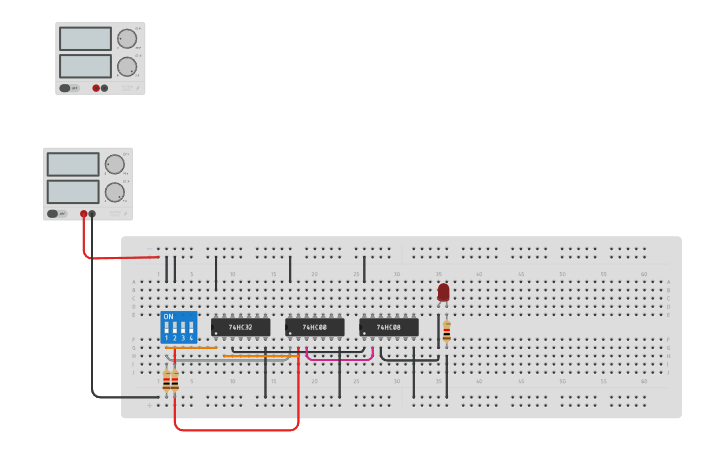 Circuit design ejercicio 4 - Tinkercad