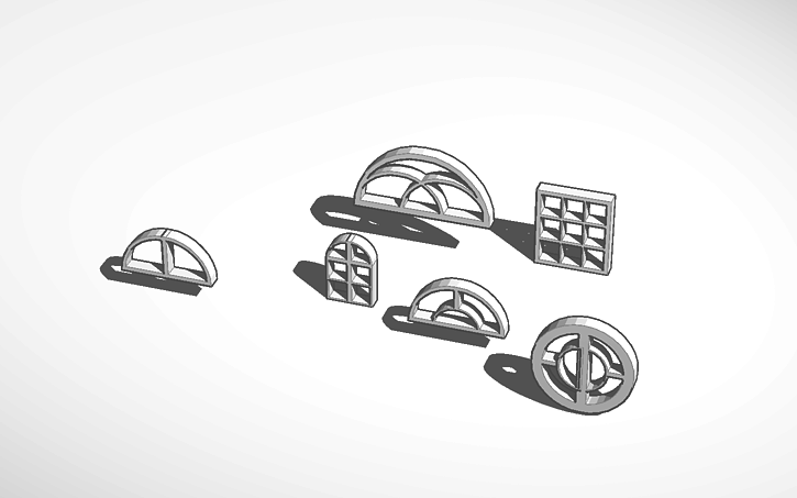 3D design windows - Tinkercad