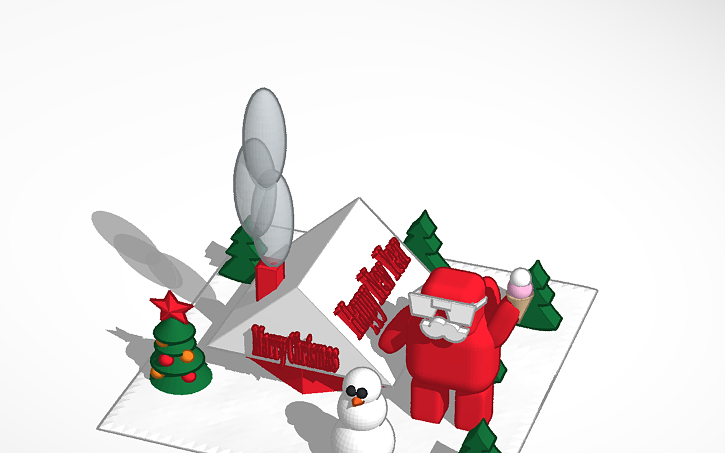 3D design christmas - Tinkercad