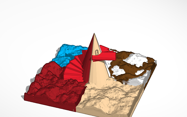 3D design The avatar tower - Tinkercad