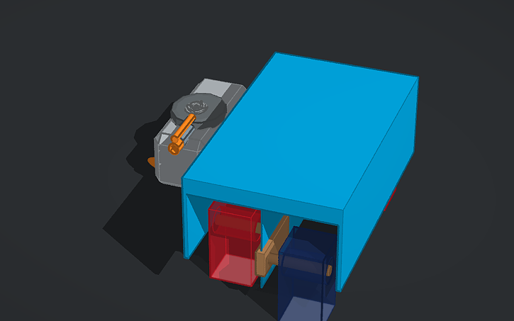 3D design simlab walking machine - Tinkercad