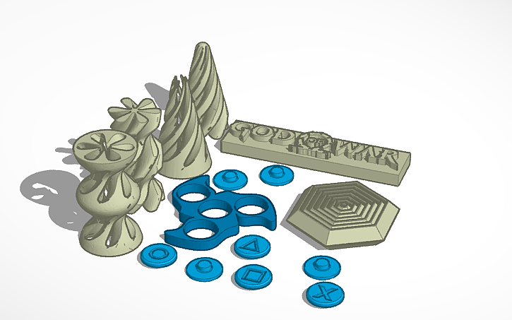 3D design fidgets - Tinkercad