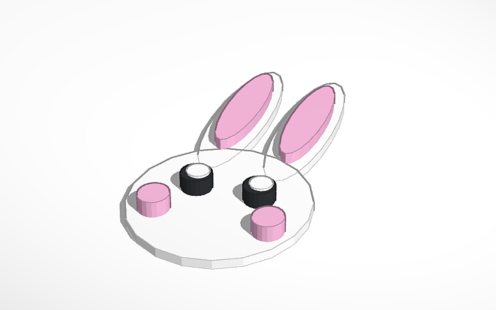 3D design rabbit - Tinkercad