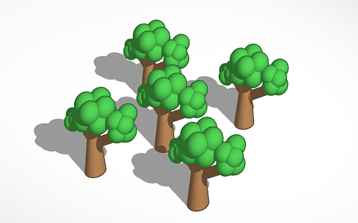 3D design Trees - Tinkercad