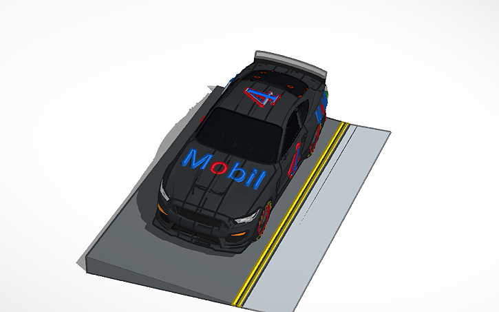 3D design NASCAR 2021 #4 Kevin Harvick - Tinkercad