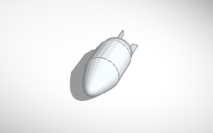 3D design nuclear bom - Tinkercad