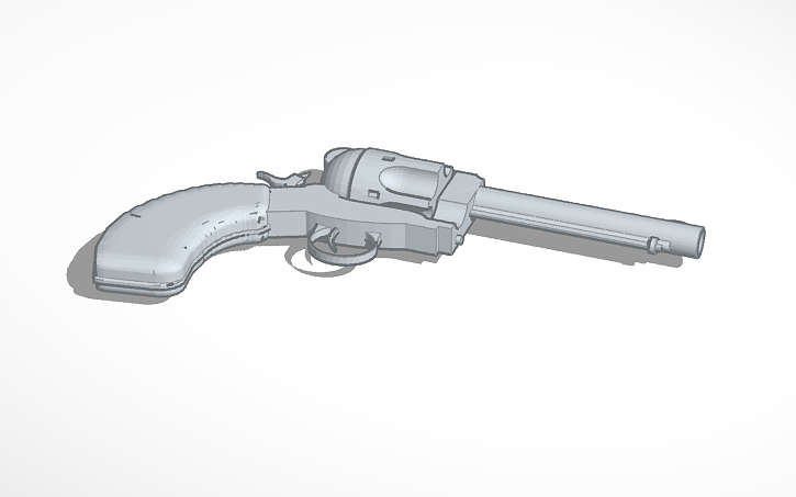 3D design HEAVY HAND GUN - Tinkercad