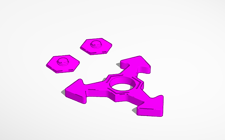 3D design Solver Fidget Spinner - Tinkercad