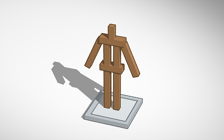 3D design Armor stand - Tinkercad