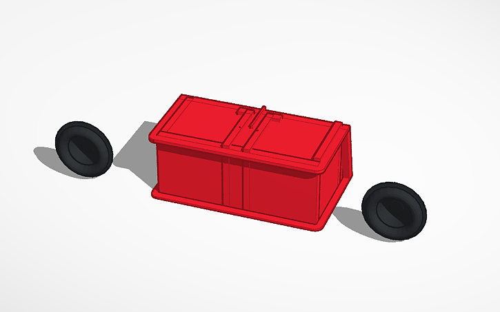 3D design skar box with sundown subs - Tinkercad