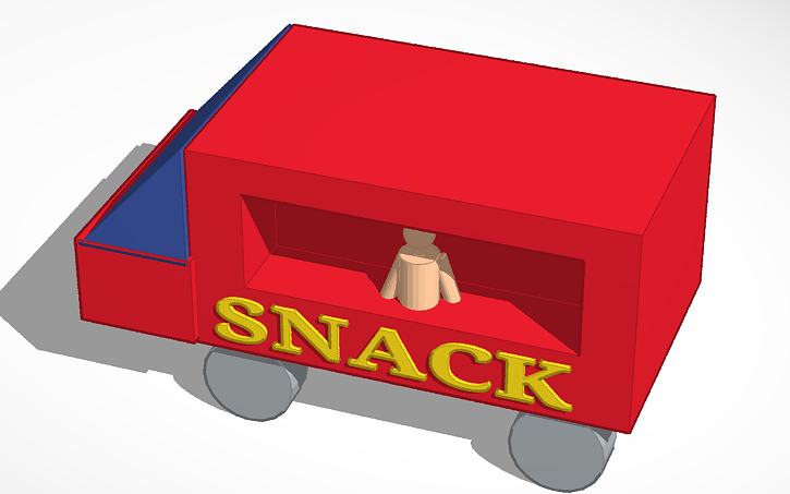 3D design Copy of snack - Tinkercad