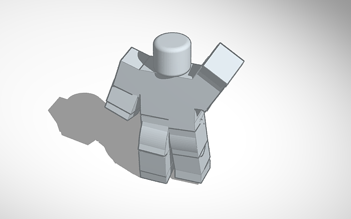 3D design ROBLOX r15 model - Tinkercad