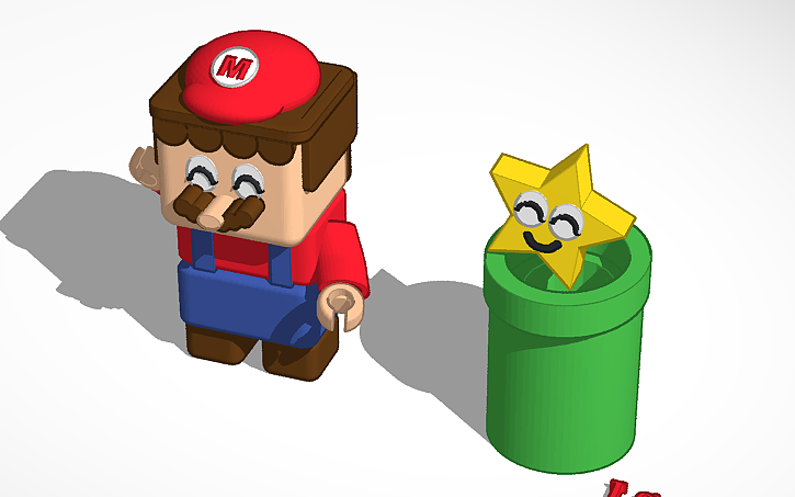 3D design Mario Lgg 3a - Tinkercad