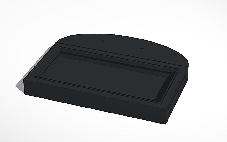 3D design TDS Racing dash - Tinkercad