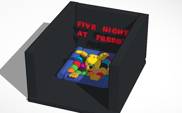 3D design Spring bonnie Into the pit - Tinkercad