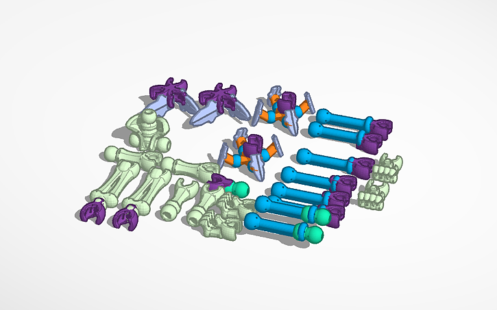 3D design general grievous - Tinkercad