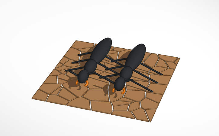 3D design kurtis ants - Tinkercad