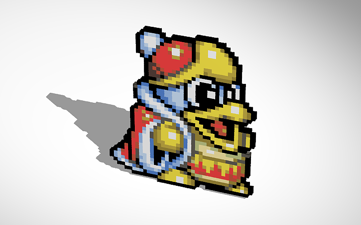 3D design King Dedede - Tinkercad