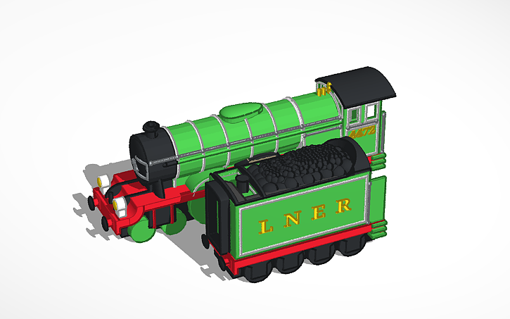 3D design The Flying Scotsman (1930s) - Tinkercad