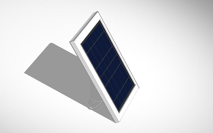 3D design Panel Solar CCCP - Tinkercad