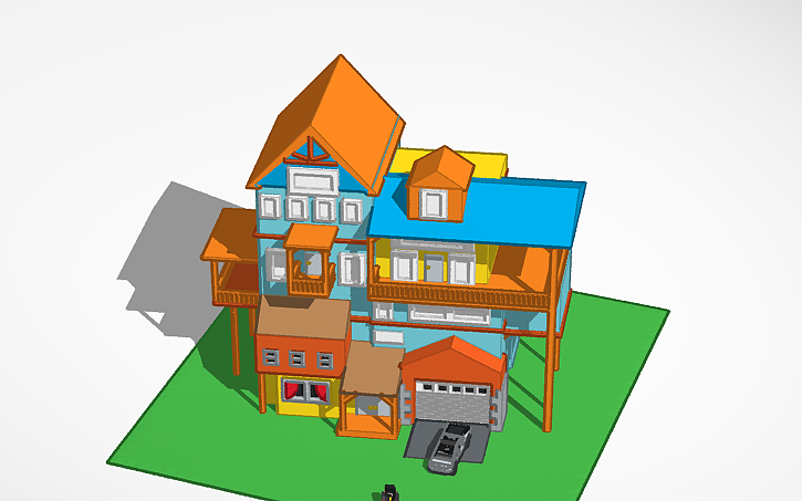 3D design Copy of House Challenge - Tinkercad