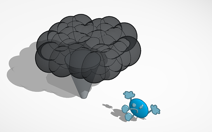 3D design M&m sad story (Tornado) - Tinkercad