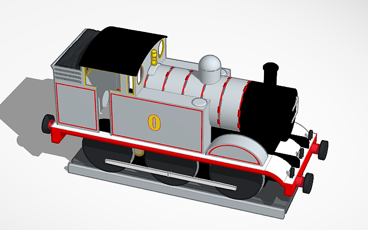 3D design Timothy The Ghostly Tank Engine - Tinkercad