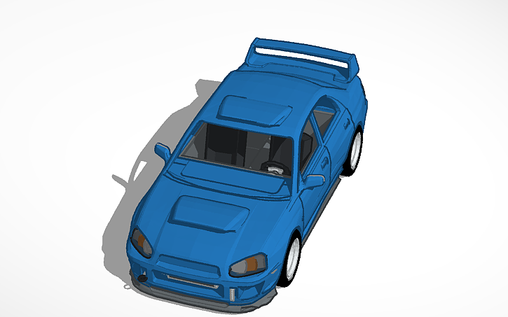 3D design Subaru Impreza - Tinkercad