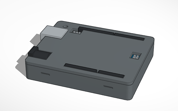 3D design Arduino Uno case - Tinkercad