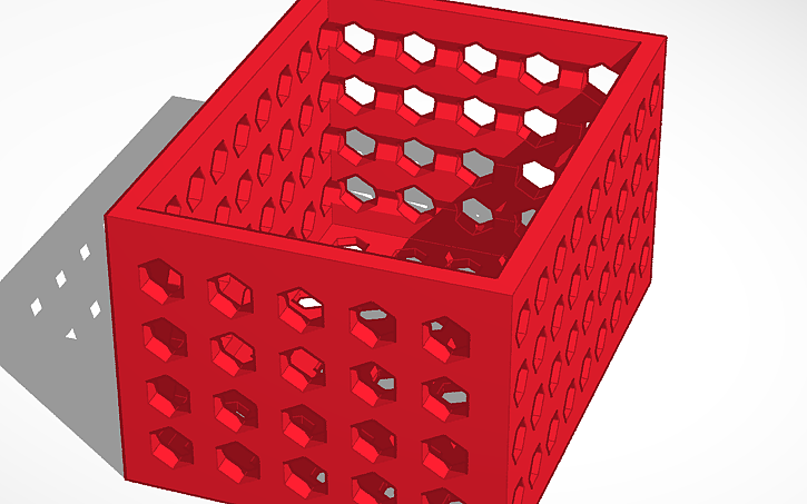 3D design open Box - Tinkercad