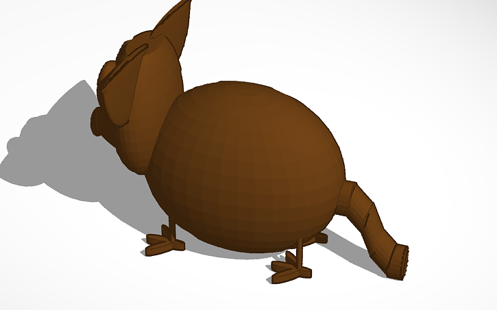 3D design Carlito my donkey sized rat - Tinkercad