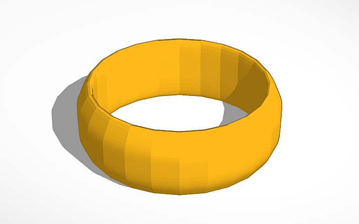 3D design Fellowship Of The Goats Ring - Tinkercad
