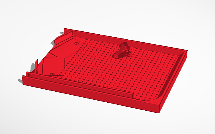 3D design pinball machine main board 85% print - Tinkercad