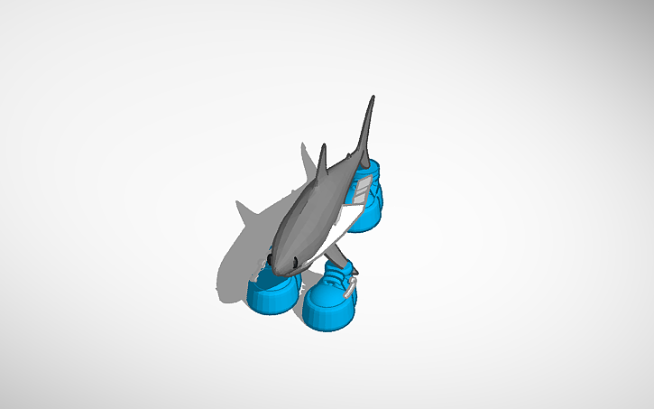 3D design tralalero tralala - Tinkercad