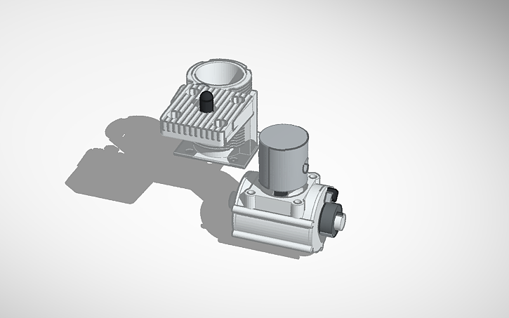 3D design 2 Stroke Engine Model - Tinkercad