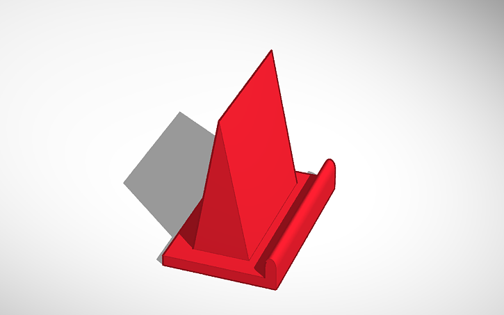 3D design porte-téléphone - Tinkercad